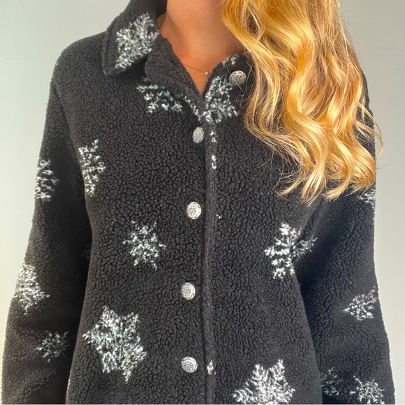 White Stag | Jackets & Coats | Vintage Teddy Sherpa Snowflake Full ...